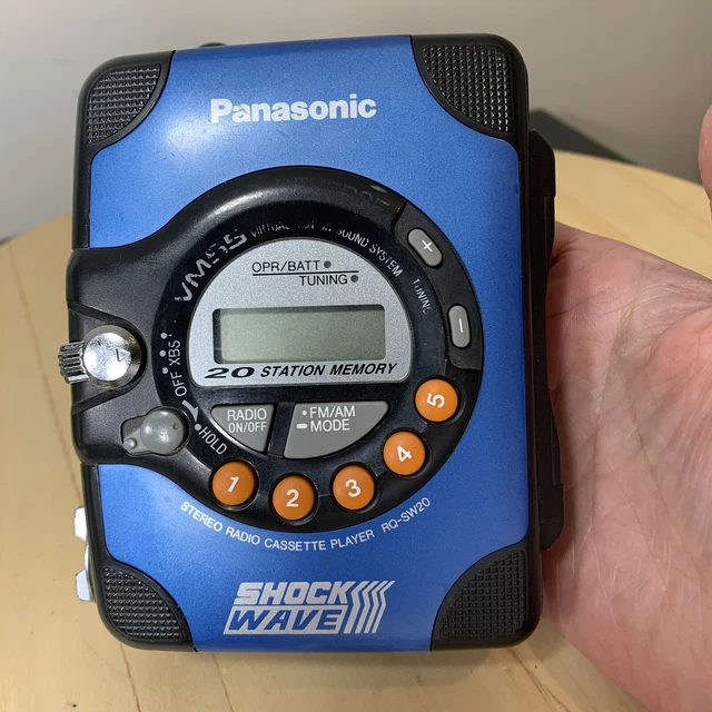 PANASONIC SW20 SHOCKWAVE Radio Cassette Player RQ- Walkman *Only Radio ...
