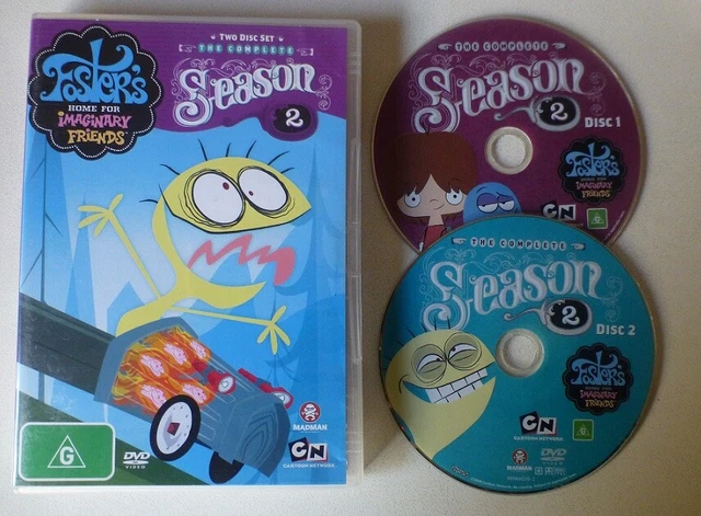 FOSTER'S HOME FOR IMAGINARY FRIENDS SEASON 2 dvd REGION 4 cartoon RARE ...