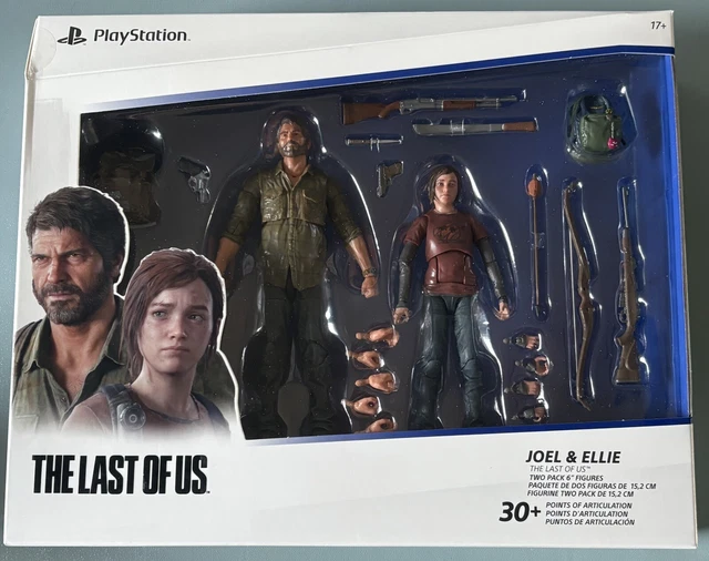 THE LAST OF Us Joel & Ellie Two Pack 6” Figures PlayStation Spinmaster ...