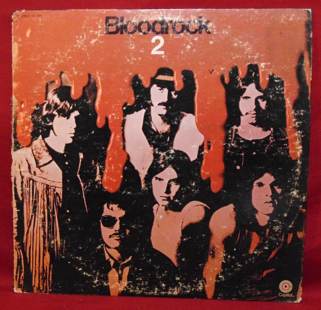 BLOODROCK 2 LP Capitol 1970 First Pressing Lime Green Labels HARD ROCK ...