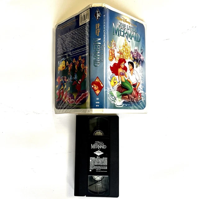 *RARE* BLACK DIAMOND Disney The Little Mermaid (VHS, 1989) BANNED COVER ...