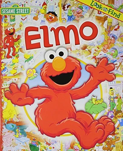 SESAME STREET: ELMO Look and Find Series Book The Cheap Fast Free Post ...