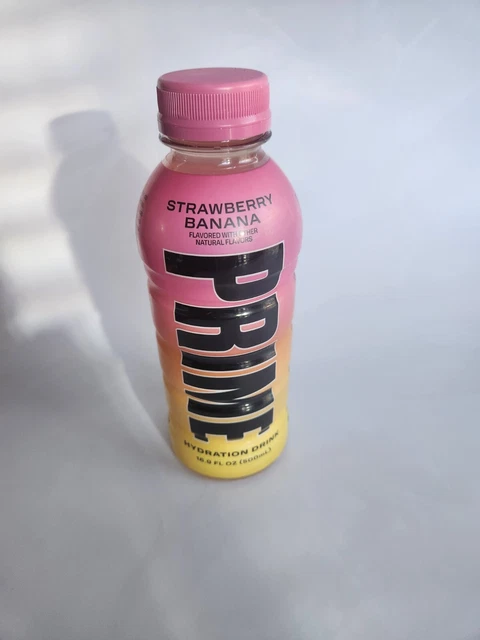 STRAWBERRY BANANA PRIME Hydration Drink, Sealed Bottle, KSI, Logan Paul ...