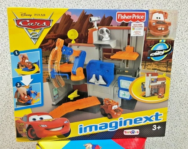 FISHER PRICE IMAGINEXT Disney Pixar Cars 2 Il Garage di Cricchetto + 3 ...