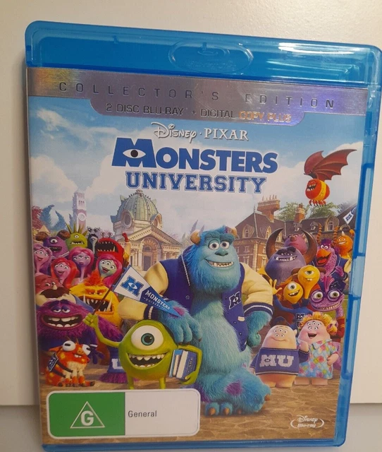 MONSTERS UNIVERSITY (BLU-RAY, 2013, 2-Disc Set) Collectors Edition ...