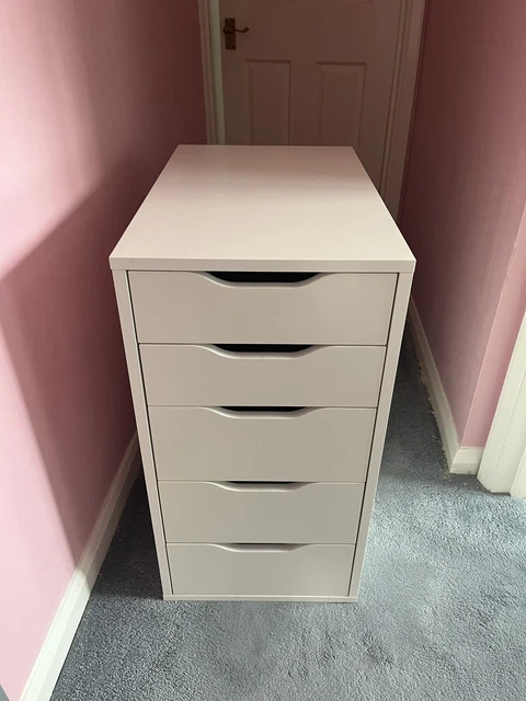 IKEA ALEX 5 Drawers White £31.92 - PicClick UK
