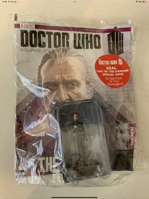 100 THE MASTER Roger Delgado Doctor Who Eaglemoss Figurine Dr Dalek ...