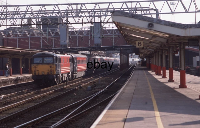 35MM RAILWAY SLIDE- Virgin Electric Loco Class 87. 87008 @ Crewe £2.99 ...