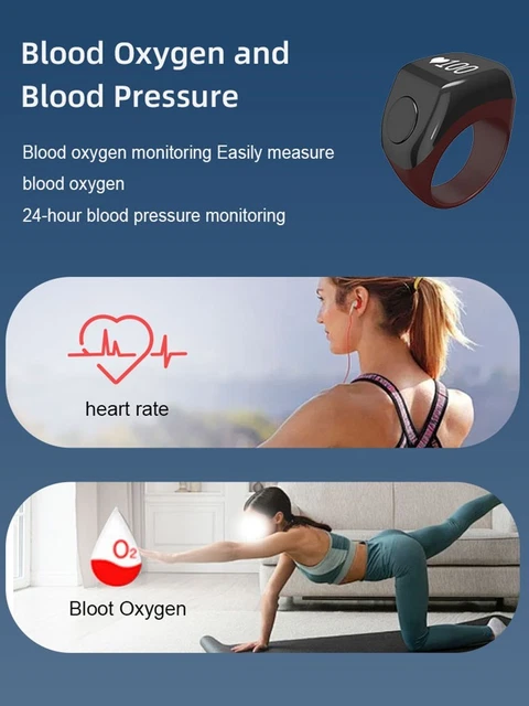 STYLISH ABS MATERIAL Prayer Count Digital Ring Compatible with Mobile ...