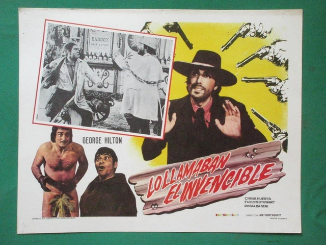1973 MAN CALLED INVINCIBLE George Hilton SPAGHETTI WESTERN MEXICAN ...