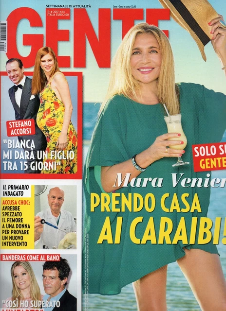 GENTE 2017 14 Mara Venier,Bo Derek-Gabriel Garko,Rosa Fumetto,Chiara ...