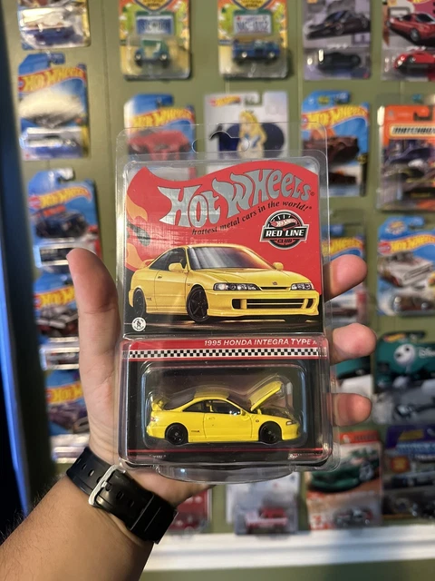 HOT WHEELS 2024 RLC 1995 Honda Integra Type-R jaune prêt à l'expédition ...
