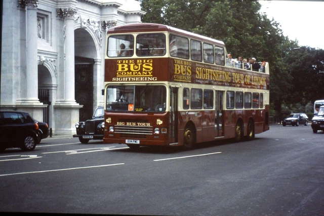 35MM ORIGINAL COLOUR Bus Slide Big Bus Company ex CMB Dennis Condor ...