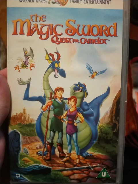 THE MAGIC SWORD Quest for Camelot VHS Video Tape £3.99 - PicClick UK