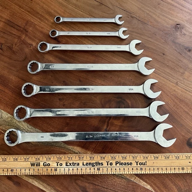 MAC TOOLS 7 piece Wrench Set CL34 CL 32 CL30 CL28 CL24 CL18 CL16 Made ...