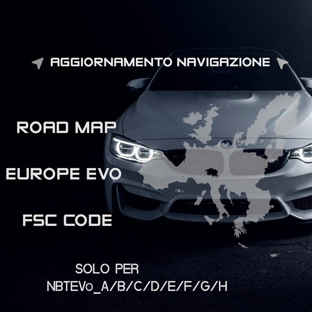 ORIGINAL MAP BMW / Road Map Europe Evo + Attivazione EUR 53,65 ...
