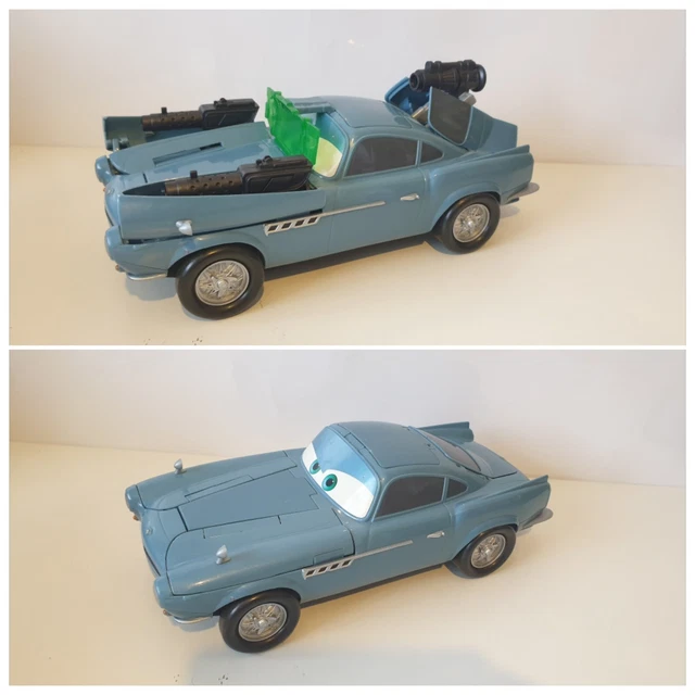 MATTEL DISNEY PIXAR Cars 2 Large Secret Spy Attack Finn McMissile Car £ ...