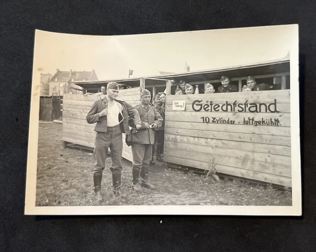 SOLDIERS COMMAND POST WW2 WWII German Third Reich Military War Photo ...