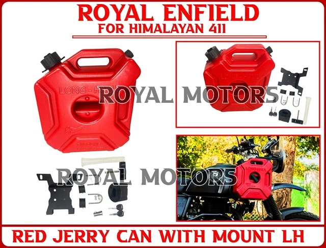 ROYAL ENFIELD HIMALAYAN 411 "RED JERRY CAN WITH MOUNT LH" - Express ...