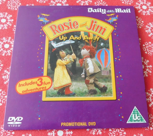 DAILY MAIL CHILDREN'S Collection Promo DVD - Rosie & Jim Up and Away £5 ...