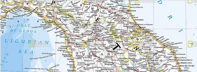 ITALY WALL MAP by National Geographic £20.18 - PicClick UK