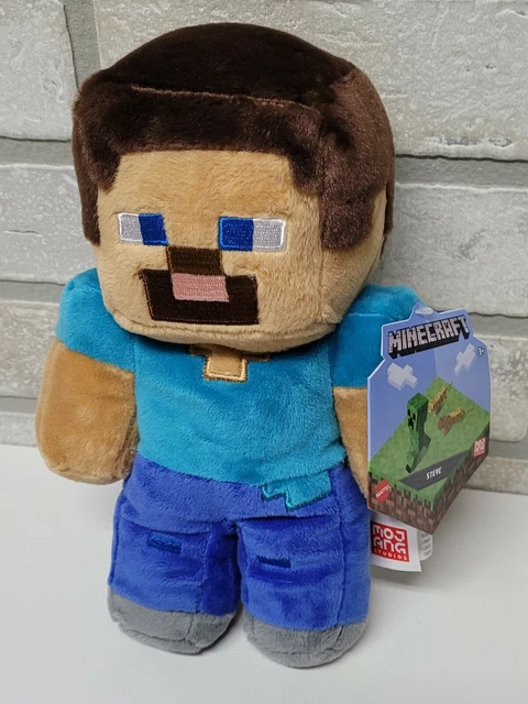 MINECRAFT STEVE PLUSH Mojang Mattel 9” NWT Stuffed Plush NEW w/FREE ...