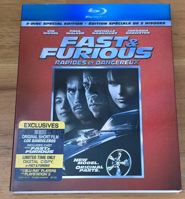 FAST AND FURIOUS Blu-Ray 2009 Special Edition Includes Digital Copy $7. ...