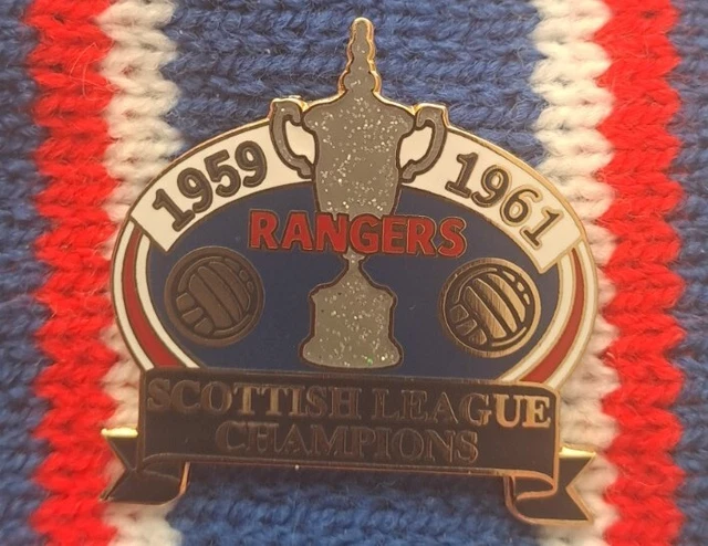 RARE GLASGOW RANGERS Scottish League Champions 1959 1961 Danbury Mint ...
