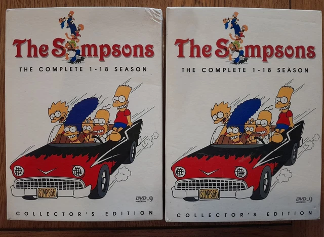 RARE THE SIMPSONS Complete 1-18 Season DVD Collector's Set - NTSC DVD-9 ...