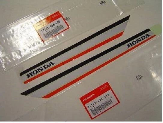 GENUINE HONDA C90 90 Side Frame Stickers - Decals (87121-GB4-680) PAIR ...