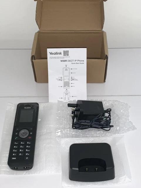 YEALINK W59R RUGGEDIZED cordless IP DECT handset **Inc VAT & 12m Warranty** £80.00 - PicClick UK