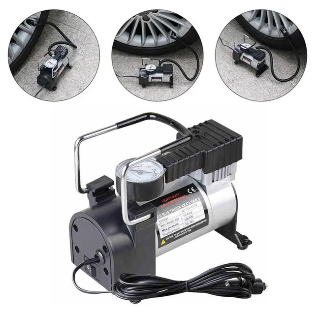 12V 200PSI HEAVY Duty Deluxe Portable Metal Air Compressor Car Tyre ...