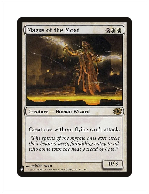 1 X MAGUS of the Moat, The List, Magic MTG comme neuf EUR 3,26 ...