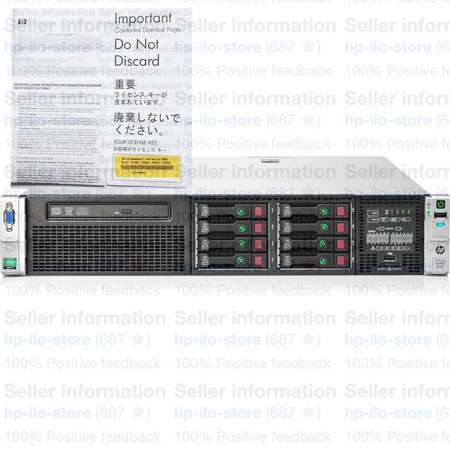 HPE ILO ADVANCED License DL385p Gen8 iLO4 Server Lifetime Key FAST ...
