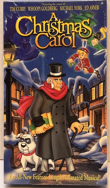A CHRISTMAS CAROL 2001 VHS Animated Movie Musical Sealed - 20th Century ...