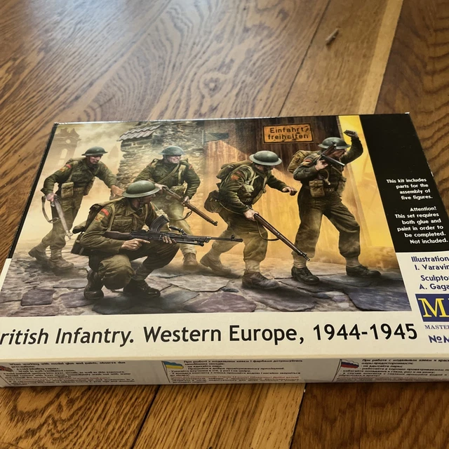 MASTER BOX 1/35 WWII British Infantry, Western Europe 1944-1945 ...