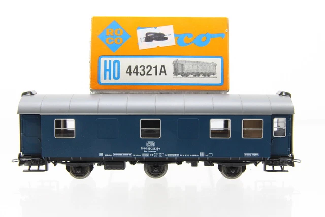 H0 ROCO 44321 A DB Bauzugwagen Wohn- Schlafwagen Personenwagen AC +OVP ...