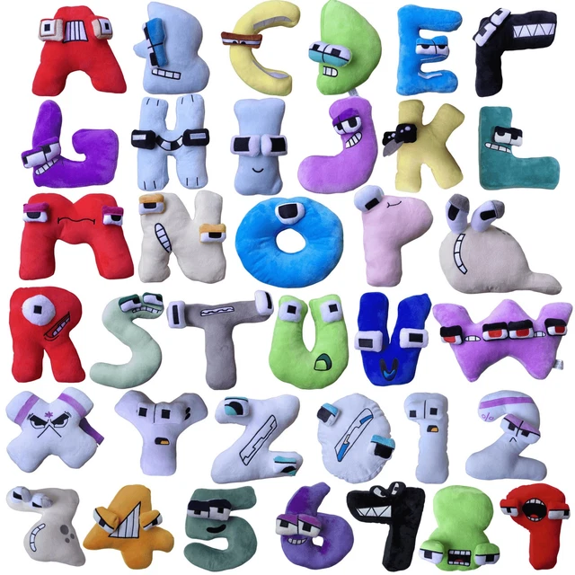 ALPHABET LORE STUFFED Animal Plush Doll Alphabetic Letter Kids ...