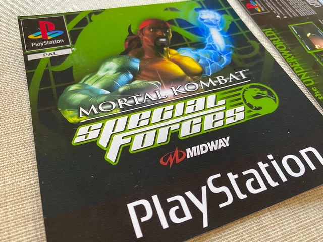 MORTAL KOMBAT SPECIAL Forces Replacement PlayStation PS1 Covers Front ...