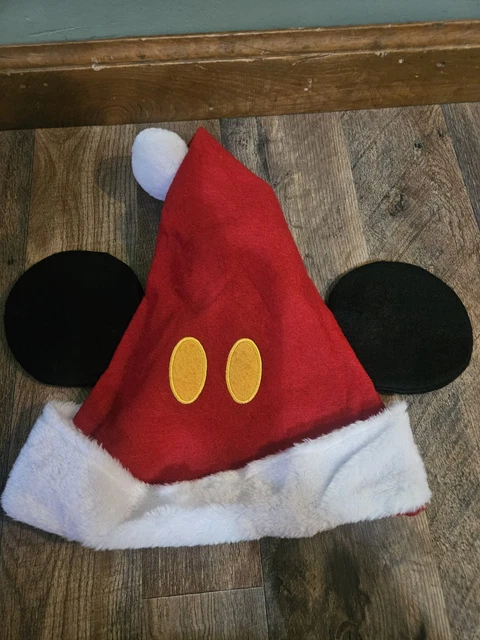 RED CHRISTMAS Disney Mickey Mouse Hat £7.18 - PicClick UK