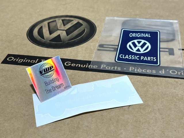 VW GOLF MK1 Cabriolet Volkswagen Classic Parts Decal Sticker OEM ...