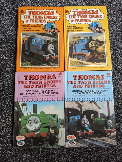 BUNDLE OF 4 Thomas The Tank Engine & Friends Ladybird Books Vintage ...