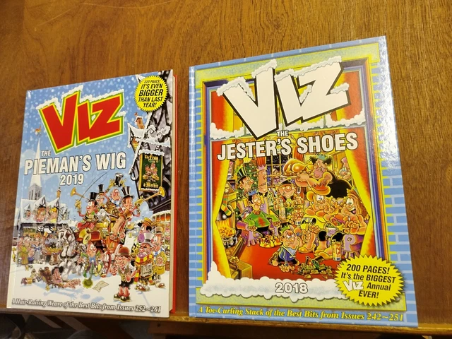 VIZ COMIC ANNUALS, The Jester's Shoes & The Pieman's Wig EUR 17,39 ...