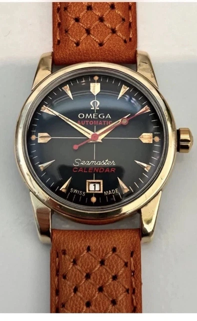 RESTORED VINTAGE OMEGA Seamaster Automatic Calendar Watch (1950) £1,026 ...