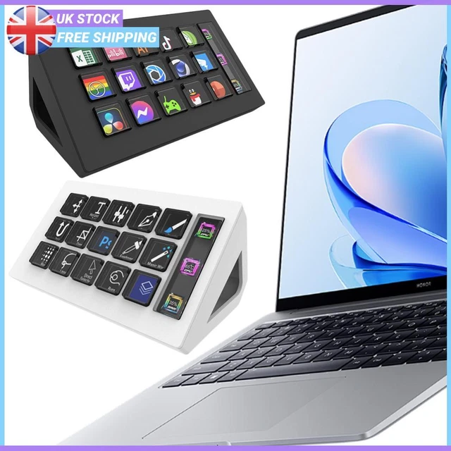 FOR STREAMDECK MINI Visual Keyboards 15 LCD Macro Keys for Windows/MacOS Gift £55.71 - PicClick UK