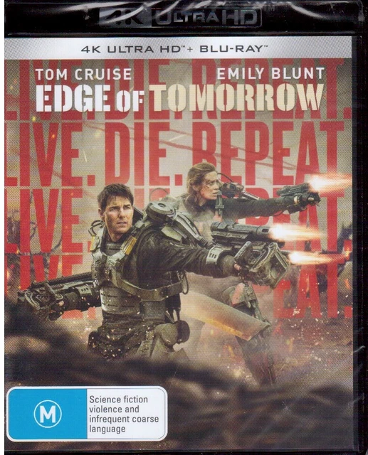 EDGE OF TOMORROW 4K UHD UltraHD Blu-ray NEW Tom Cruise Emily Blunt $37. ...