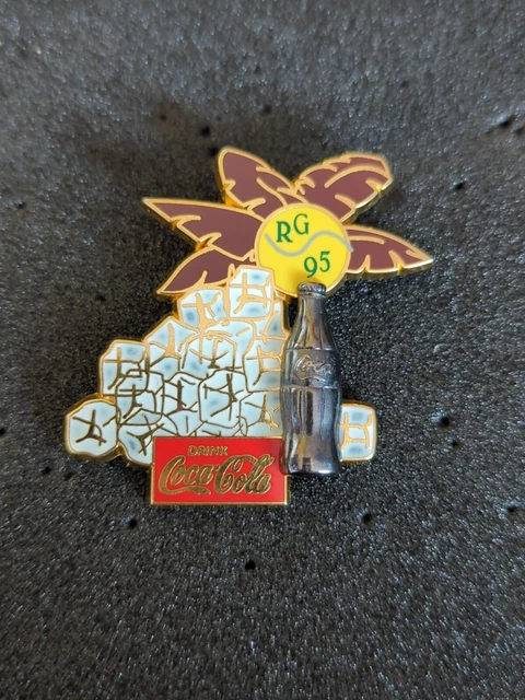 RARE PIN'S ROLAND Garros 1995 Coca Cola Double Moule EUR 25,00 ...
