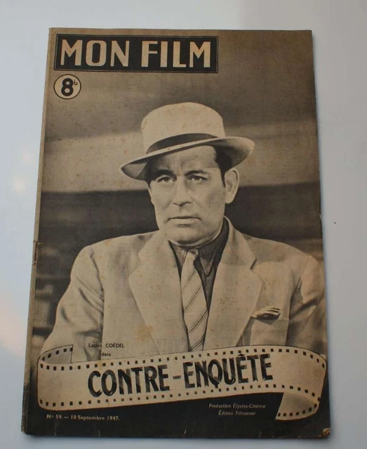 000611 - MON film n° 59 - Contre-Enquête [film,scenario,acteur,cinema ...
