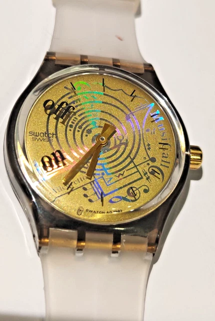 SWATCH MUSICALL SPARTITO - SLM101 - 1993 - NEW - NUOVO - with Jelly Fish strap EUR 39,90 ...