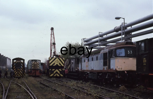 35MM RAILWAY SLIDE- BR Diesel Electric Loco Class 33. 33203 @ South ...
